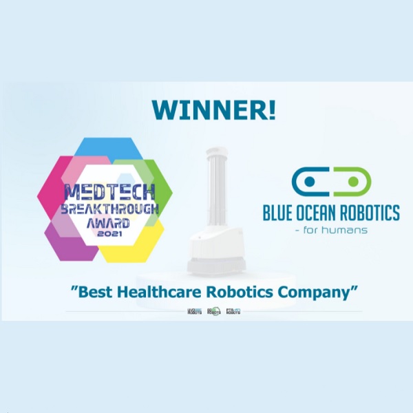 Blue Ocean Robotics win at MedTech Breakthrough Awards 2021